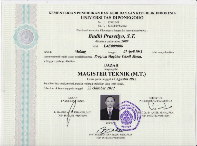 Ijazah S2 PDF | PDF