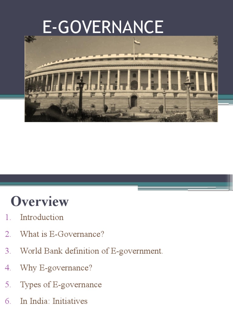 E Governance | PDF | E Government | Computing