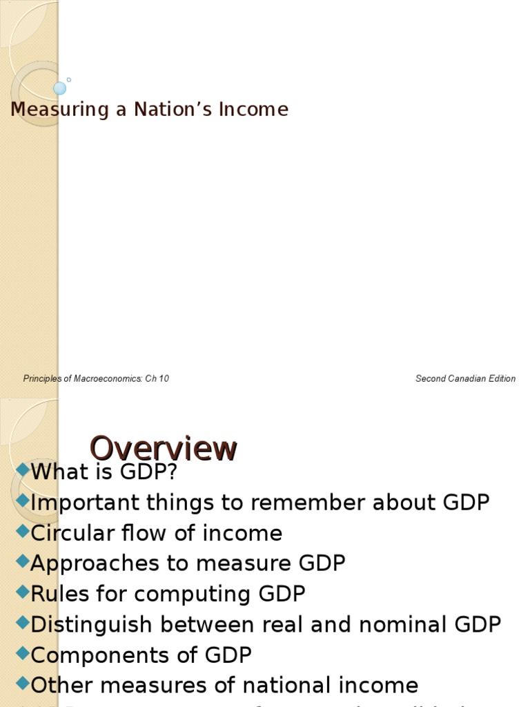 Measuring National Income | PDF | Measures Of National Income And ...