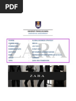 Zara Organization Structure Is A Hierarchical Flow of Subordination of ...
