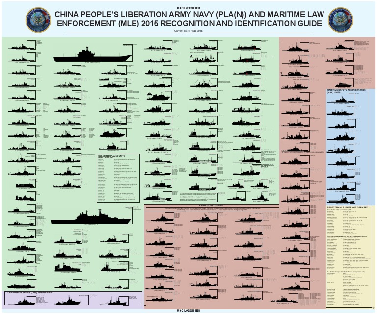 PLA Navy Identification Guide | PDF | Ships | Destroyer