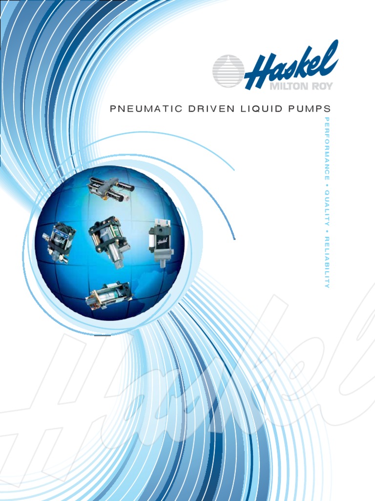 Bomba Haskel.. | PDF | Valve | Horsepower