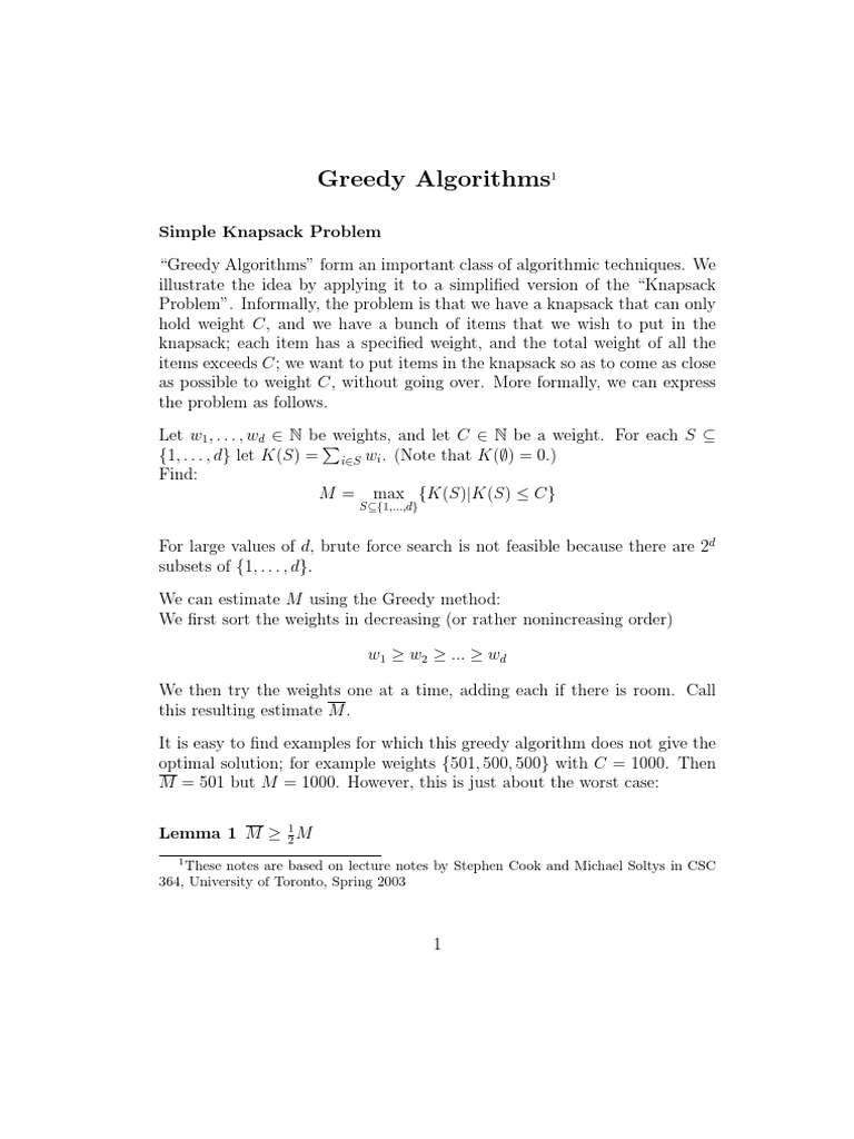 Greedy Algorithms | PDF | Vertex (Graph Theory) | Mathematical Optimization Greedy Algorithms | PDF | Vertex (Graph Theory) | Mathematical Optimization