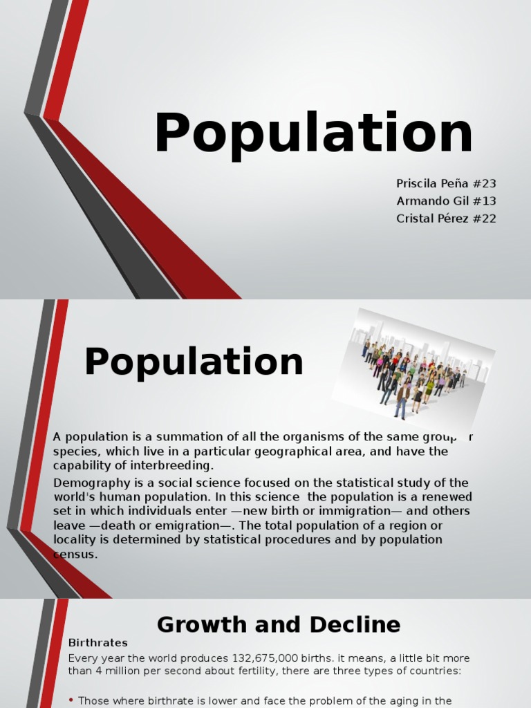 Global Population Dynamics | PDF