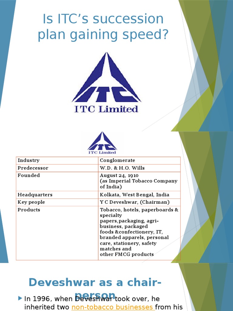 itc PowerPoint Presentation (2) | Economies | Business