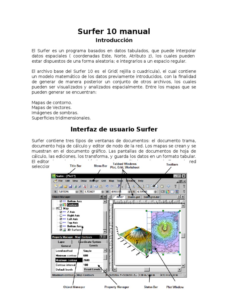 Manual de Surfer | Descargar gratis PDF | Hoja de cálculo | Archivo de computadora