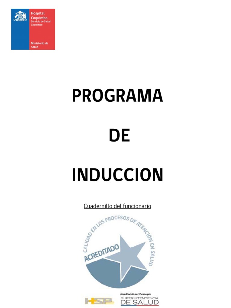 Programa de Inducción HSP | PDF | Hospital | Medicina