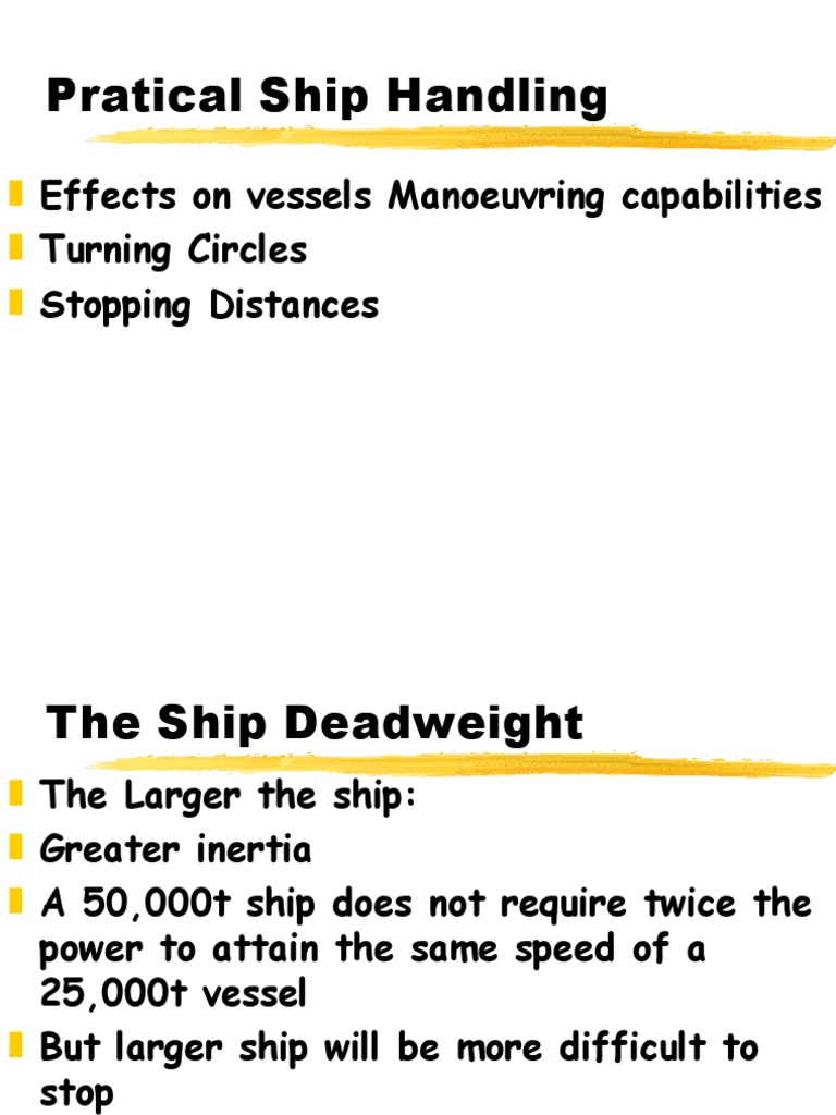Practical Ship Handling | PDF | Propeller | Rudder