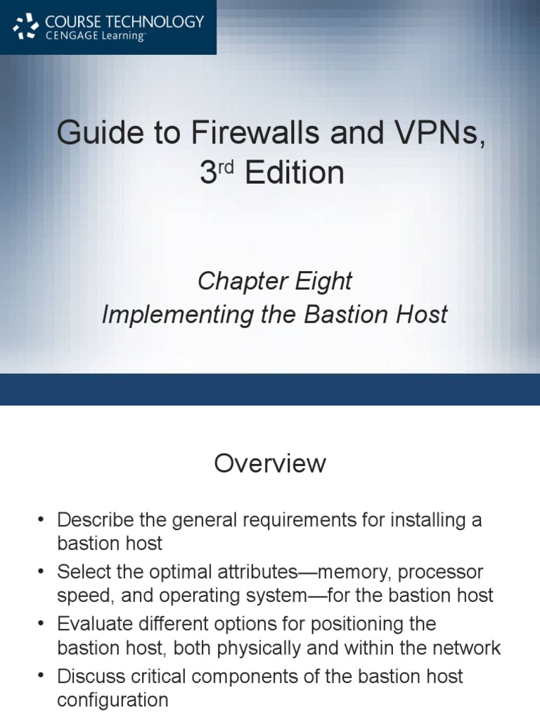 Ch08 Implementing The Bastion Host | PDF | Operating System | Computer Data