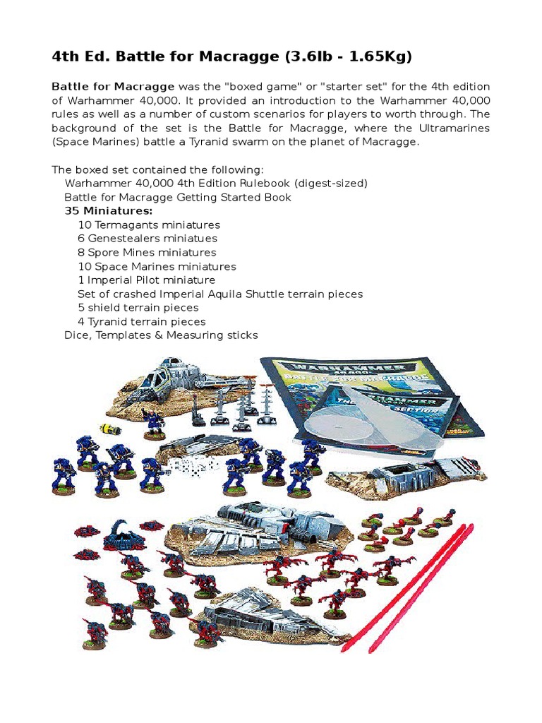 Warhammer 40K Starter Set | PDF | Tabletop Games | Space Opera Games