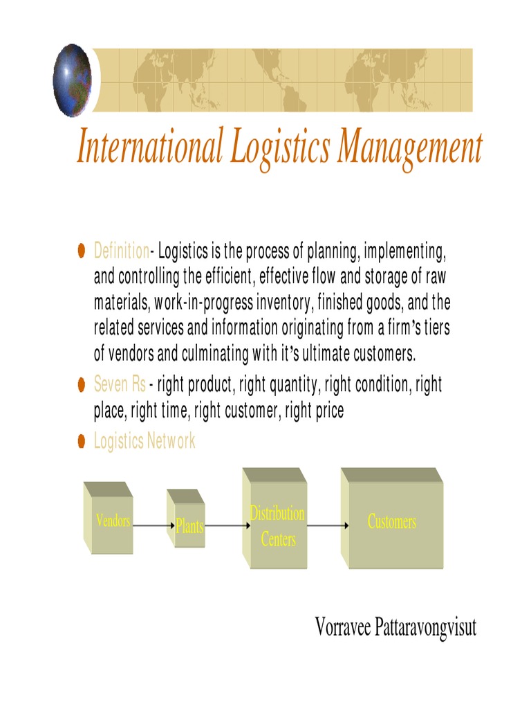 Inter Logistics PDF | PDF | Logistics | Supply Chain Management