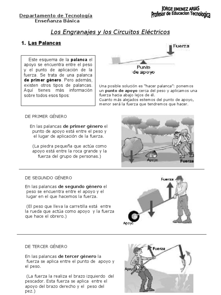 Guia De Apuntes De Engranajes Pdf Engranaje Corriente Eléctrica