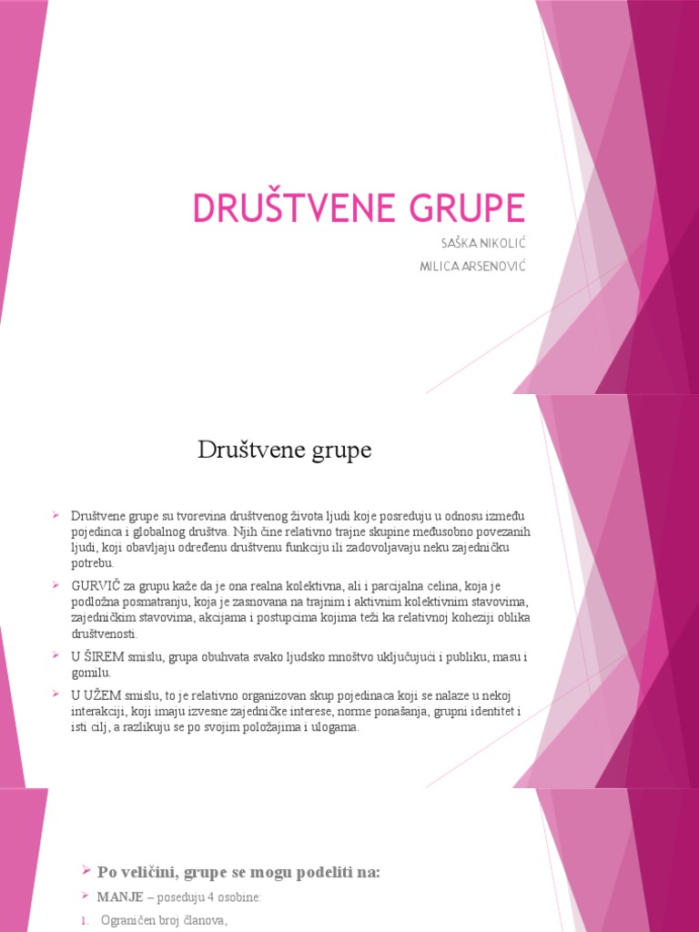 Društvene grupe