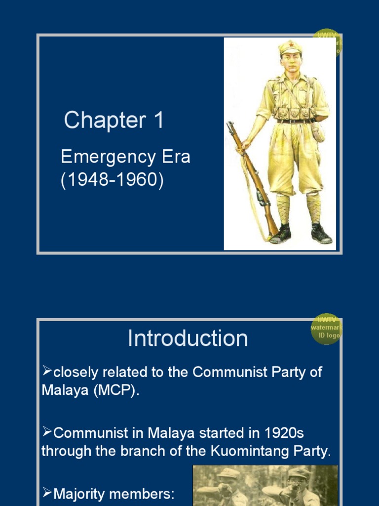 Malaya's Emergency Era: 1948-1960 Overview | PDF | Warfare | Human ...