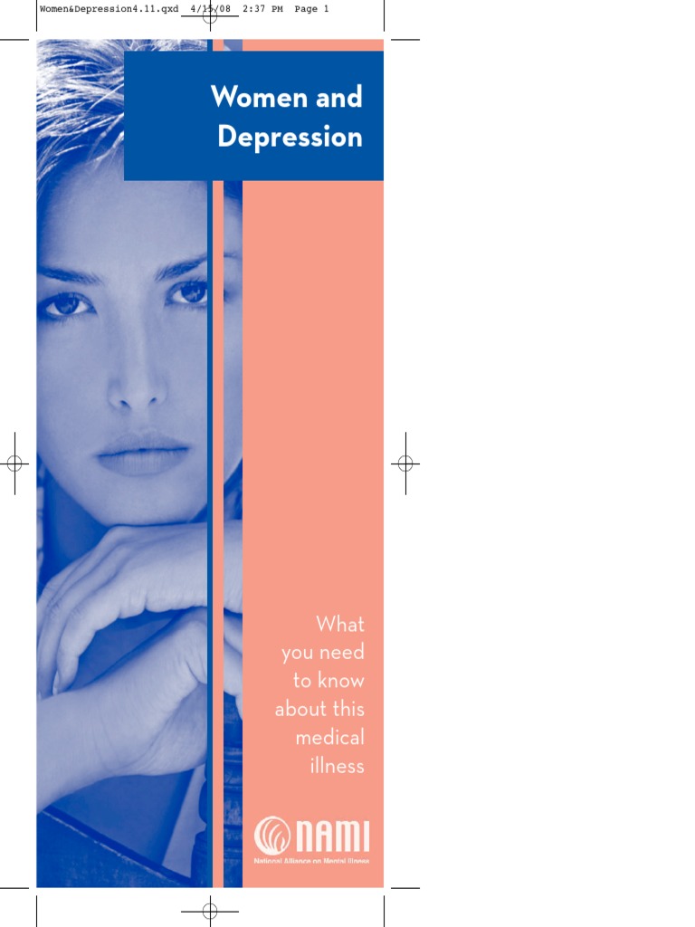 DepressionBrochure WOMEN | PDF | Major Depressive Disorder ...