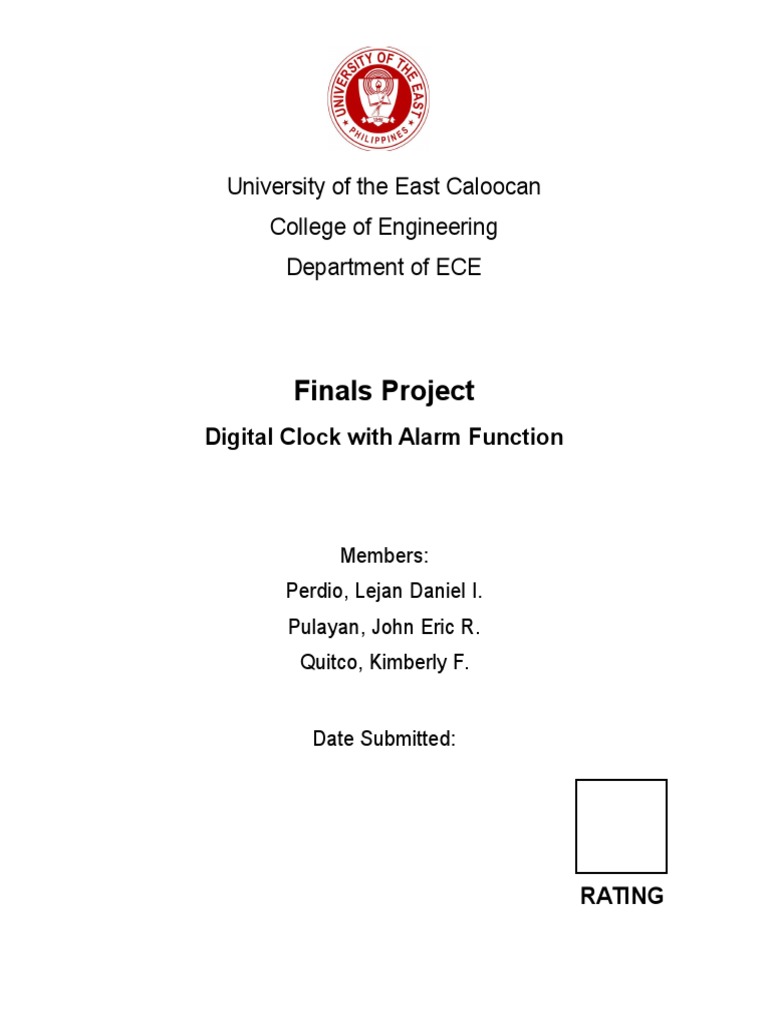 Digital Clock Written Report | PDF | Electronic Circuits | Clock
