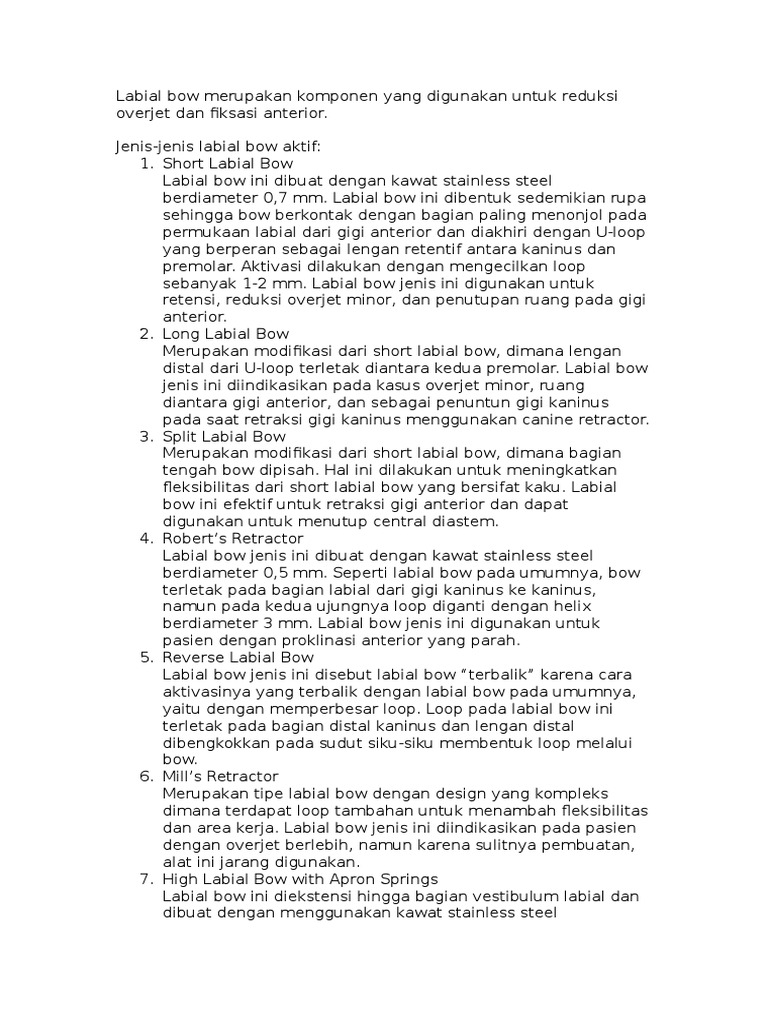 Labial Bow | PDF | Seni & Disiplin Bahasa | Kajian Bahasa Asing