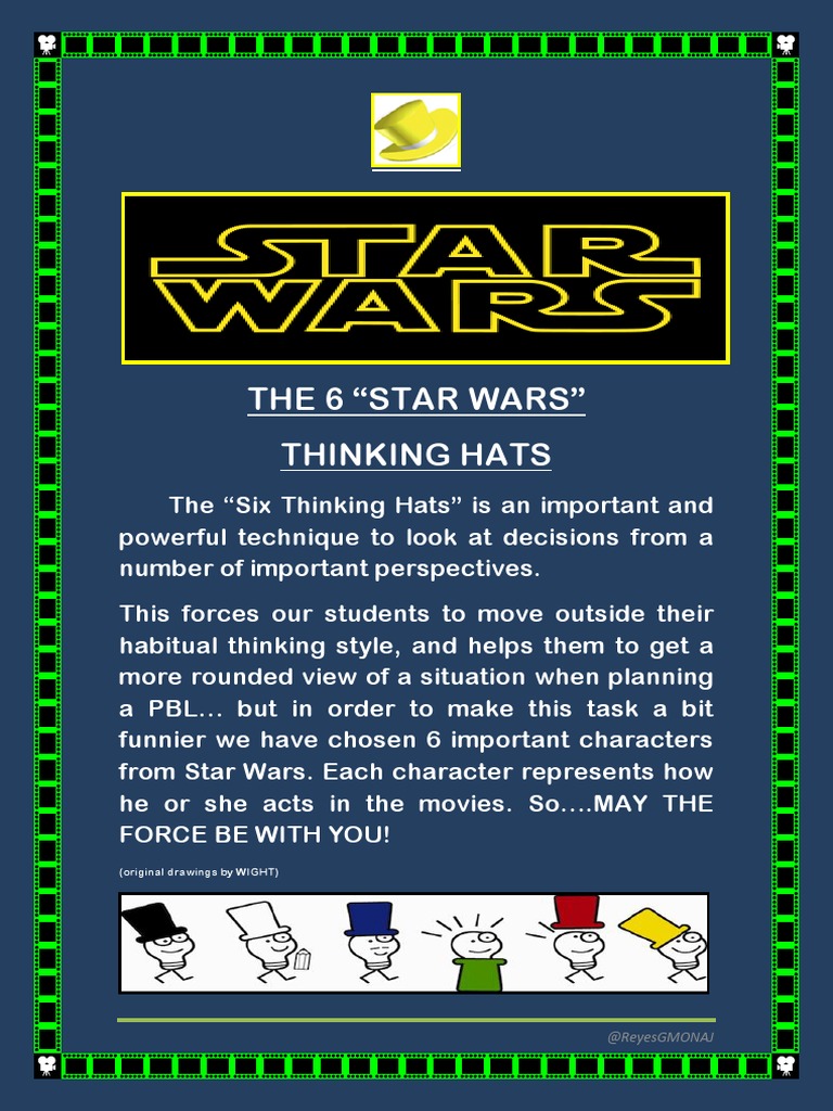 The Star Wars Version of The 6 Thinking Hats | PDF | Self-Improvement