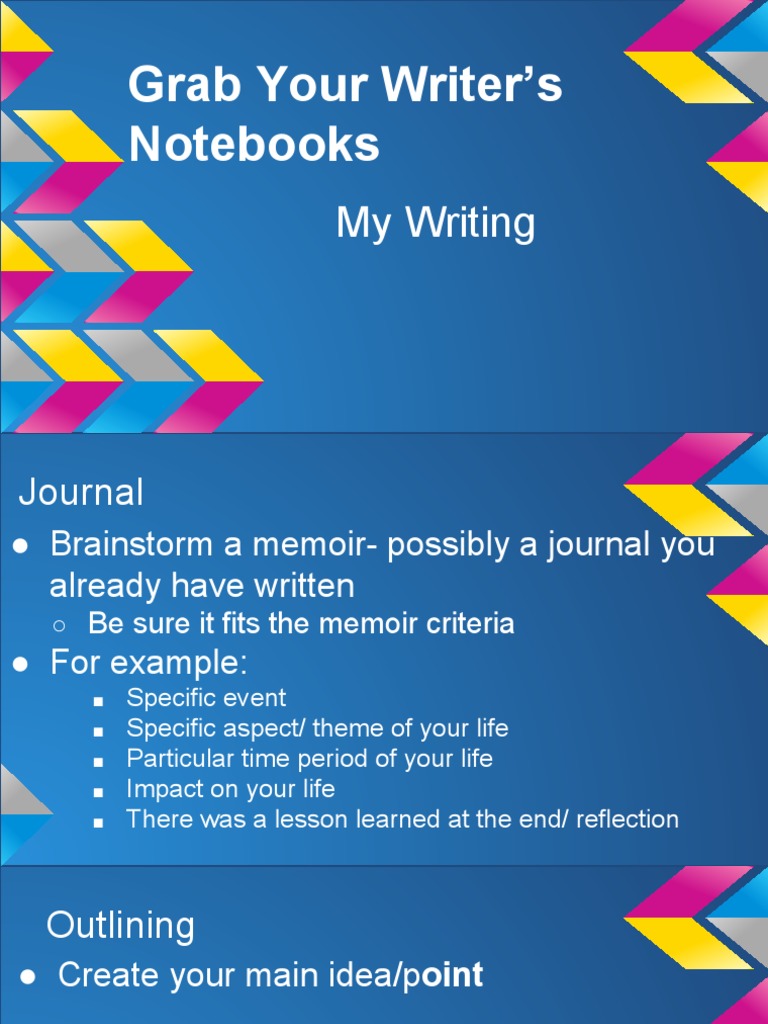 Memoir Writing Guide and Tips | PDF