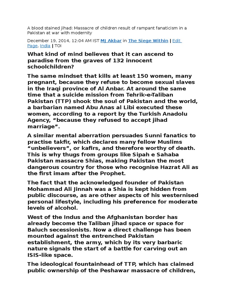 Blood Stained | PDF | Taliban | Tehrik I Taliban Pakistan
