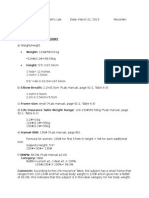 Anthropometric Data and Measurements Table | PDF | Elbow | Anatomical ...