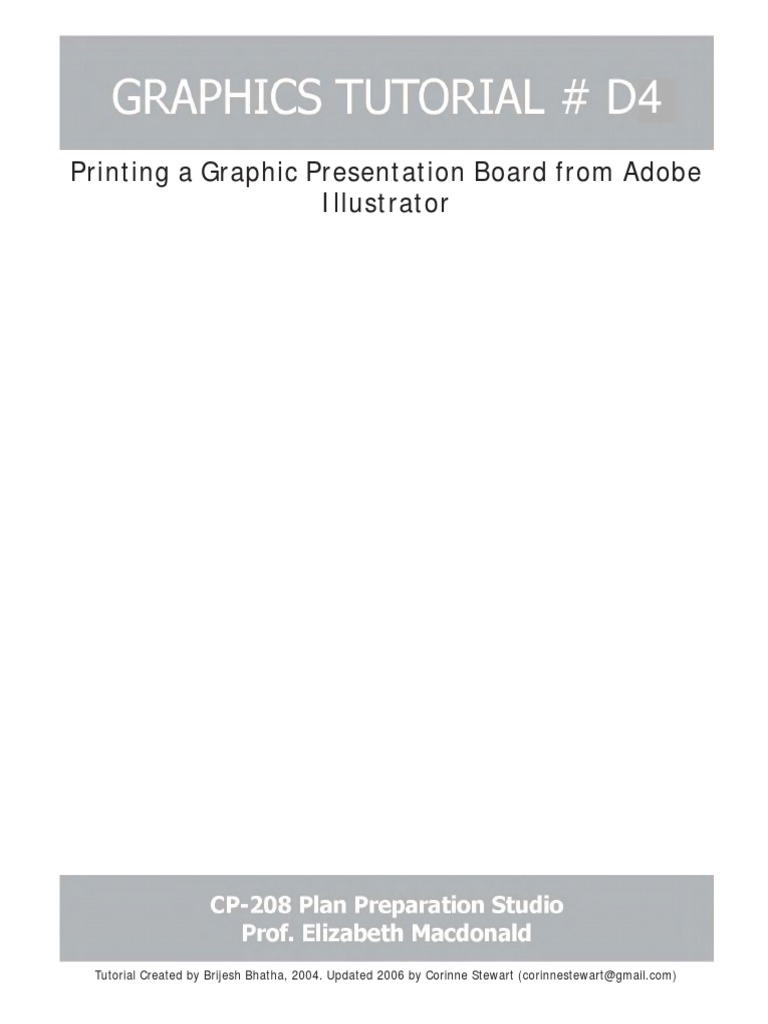 Print Graphic Boards in Illustrator Guide | PDF | Adobe Illustrator ...