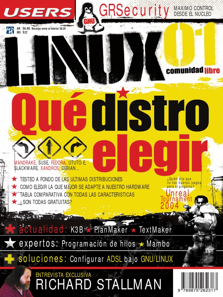 Revista User Linux Tomo 1 | PDF | Distribución de Linux | Software libre