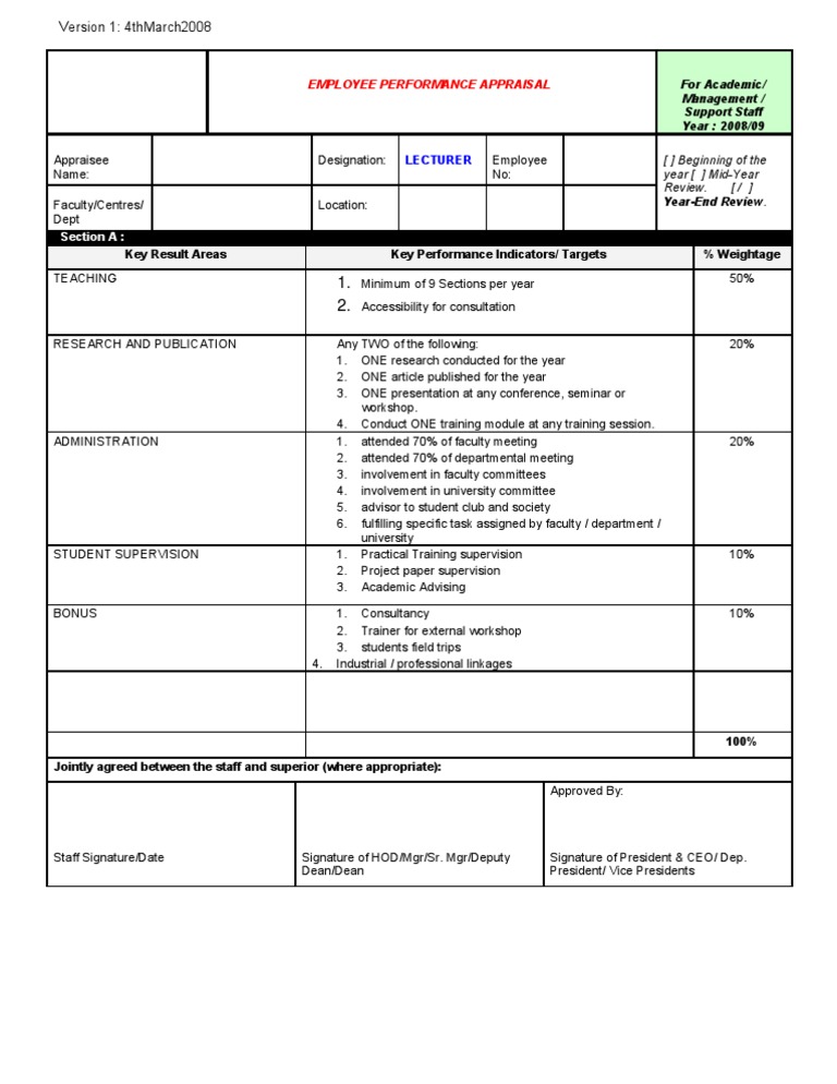 Kra Form Lecturer | PDF | Lecturer | Behavior Modification