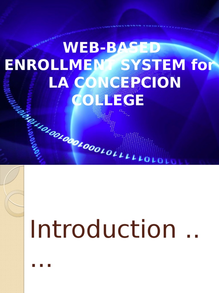Web-Based Enrollment System For | PDF | Questionnaire | Internet