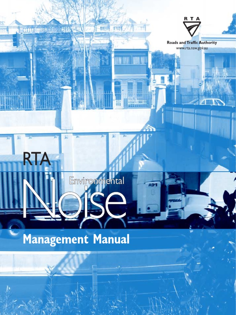 Environmental Noise Management Manual | PDF | Decibel | Road Surface