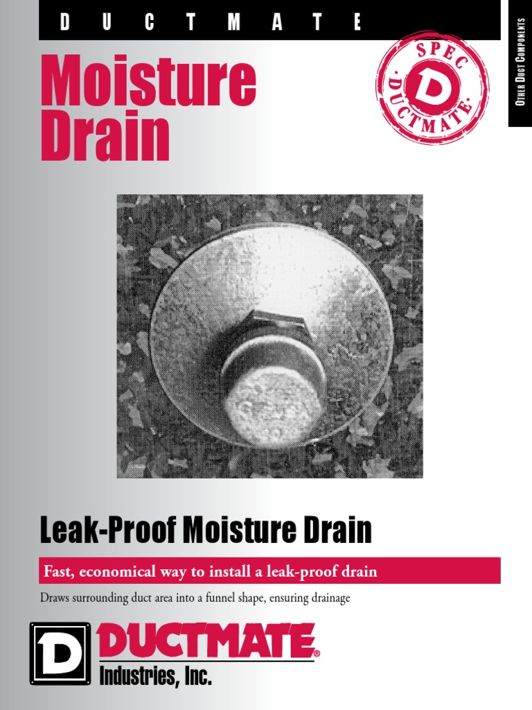 Moisture Drain | PDF | Chimney | Duct (Flow)