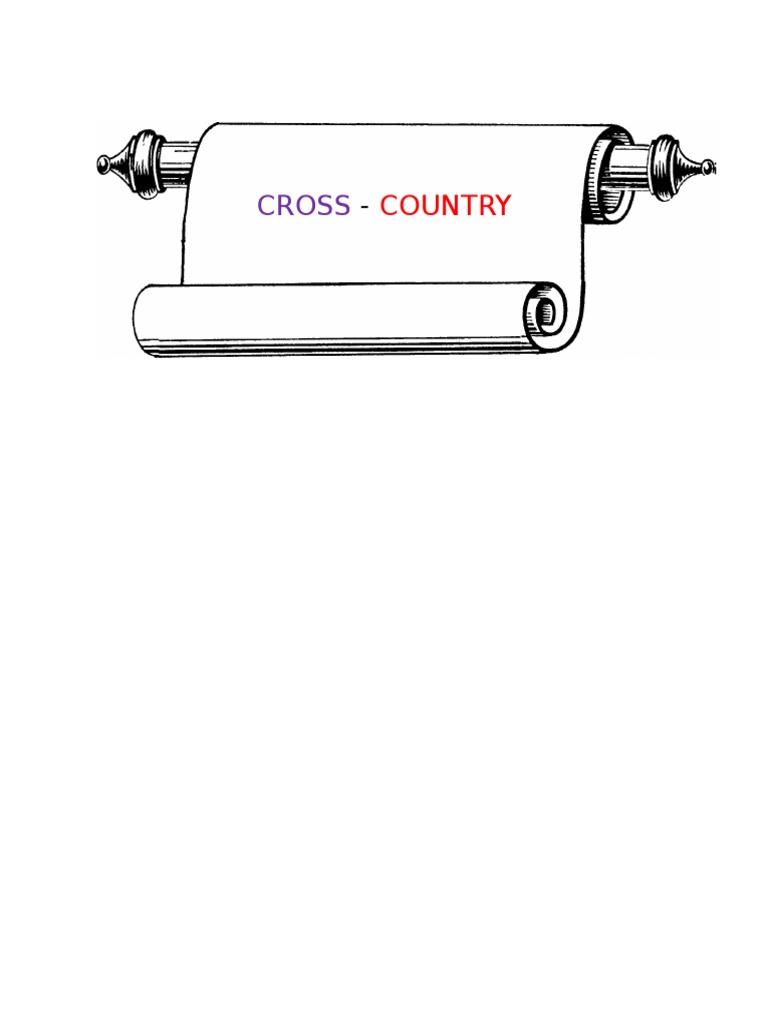 Cross-Country Travel Guide | PDF
