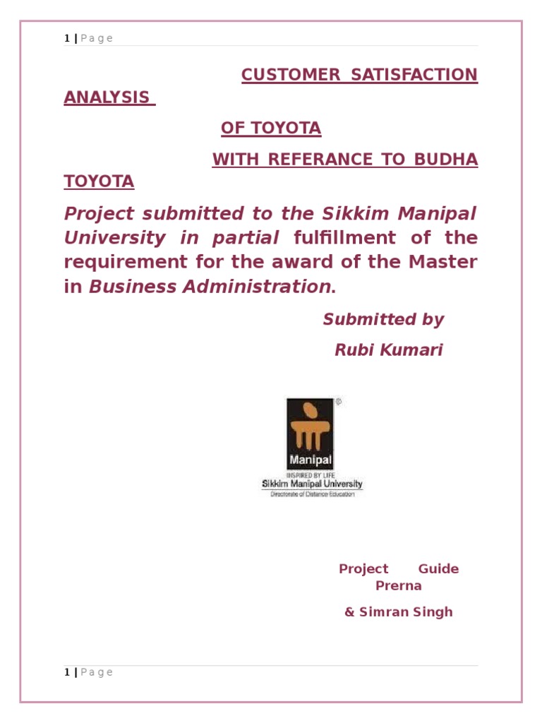 Project Rubi | Download Free PDF | Toyota | Data Analysis