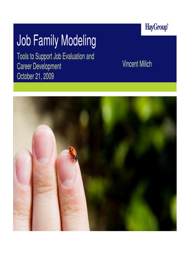 Job Family Modeling - Hay Group, Chemicals Industry | PDF | Competence ...