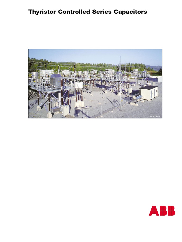 Thyristor Controlled Series Capacitor | PDF | Electric Power ...