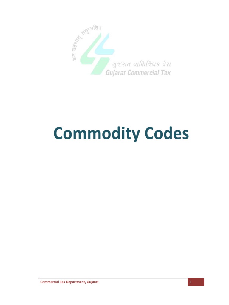 Find Commodity Codes | PDF | Textiles | Animal Feed