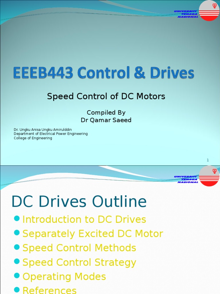 Chapter 2B SpeedControl DcMotor | PDF | Physics | Electromagnetism