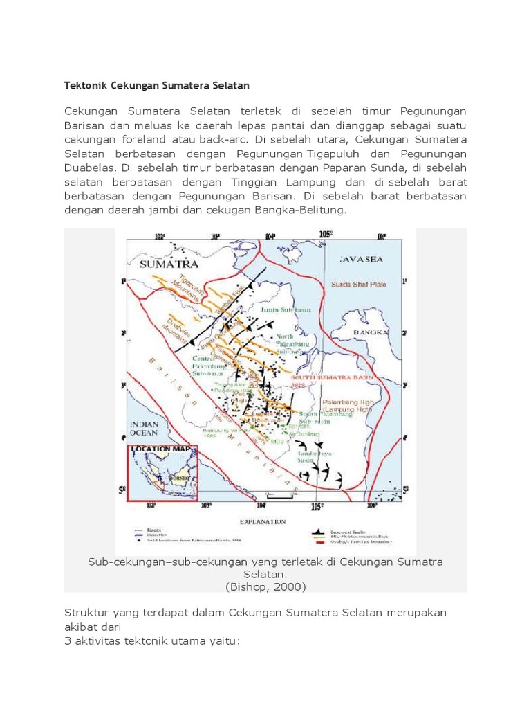 Tektonik Cekungan Sumatera | PDF | Sains & Matematika
