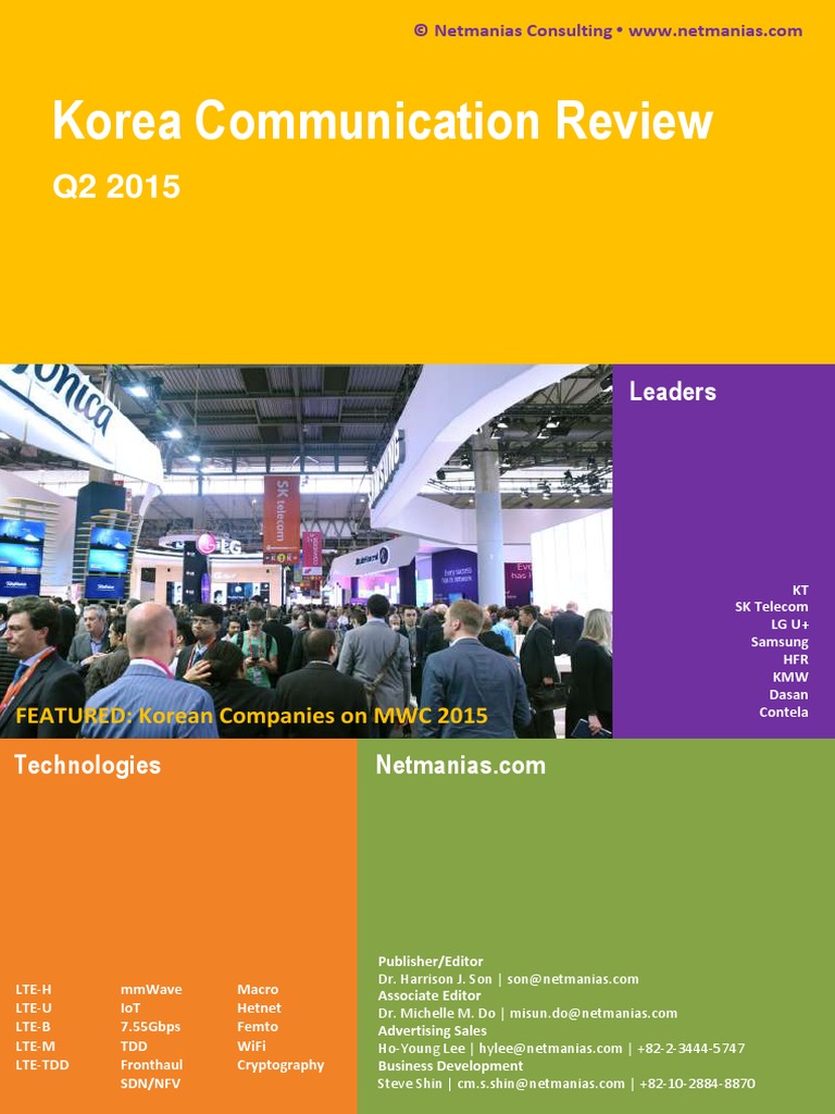 Korea Communication Review - April.8.print | PDF | Lte Advanced ...