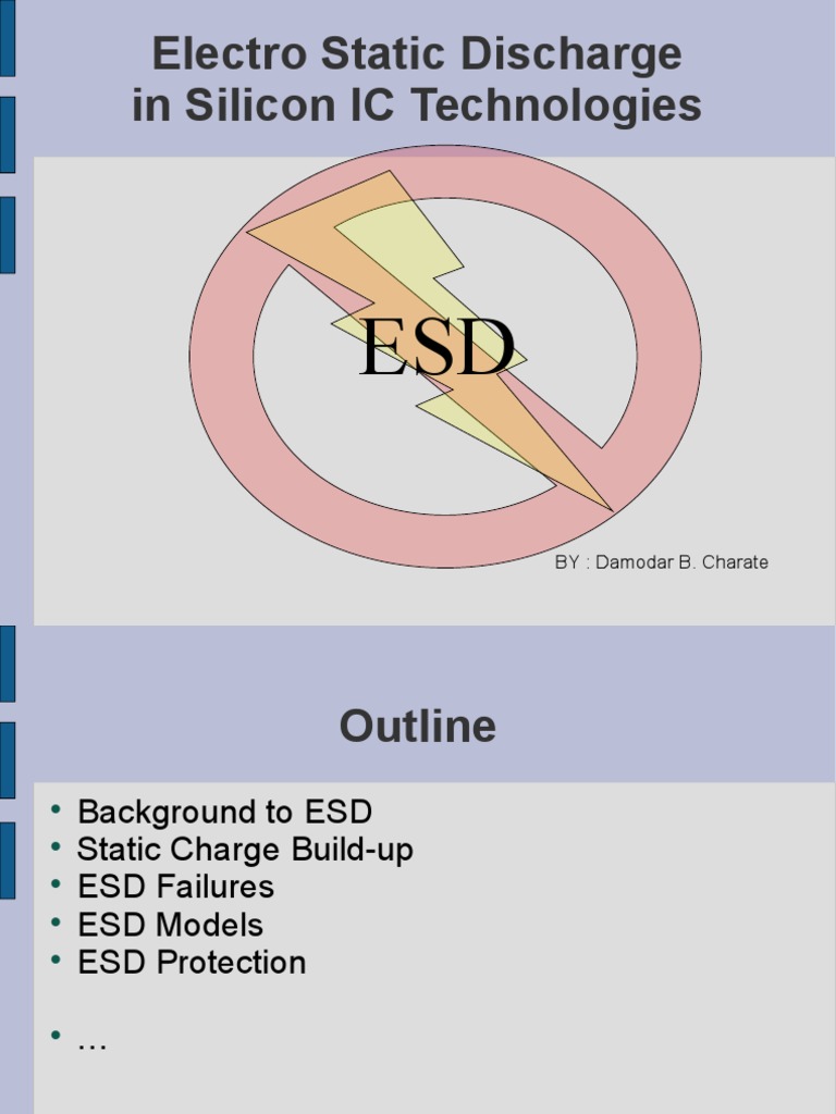 Esd | PDF | Electrostatic Discharge | Electrostatics