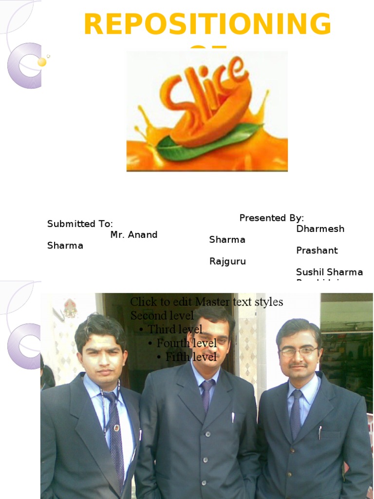 Re Positioning of Slice | PDF | Pepsi Co | Pepsi
