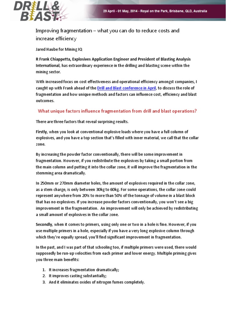 Frank Chiappetta Interview - Improving Fragmentation - What You Can Do ...