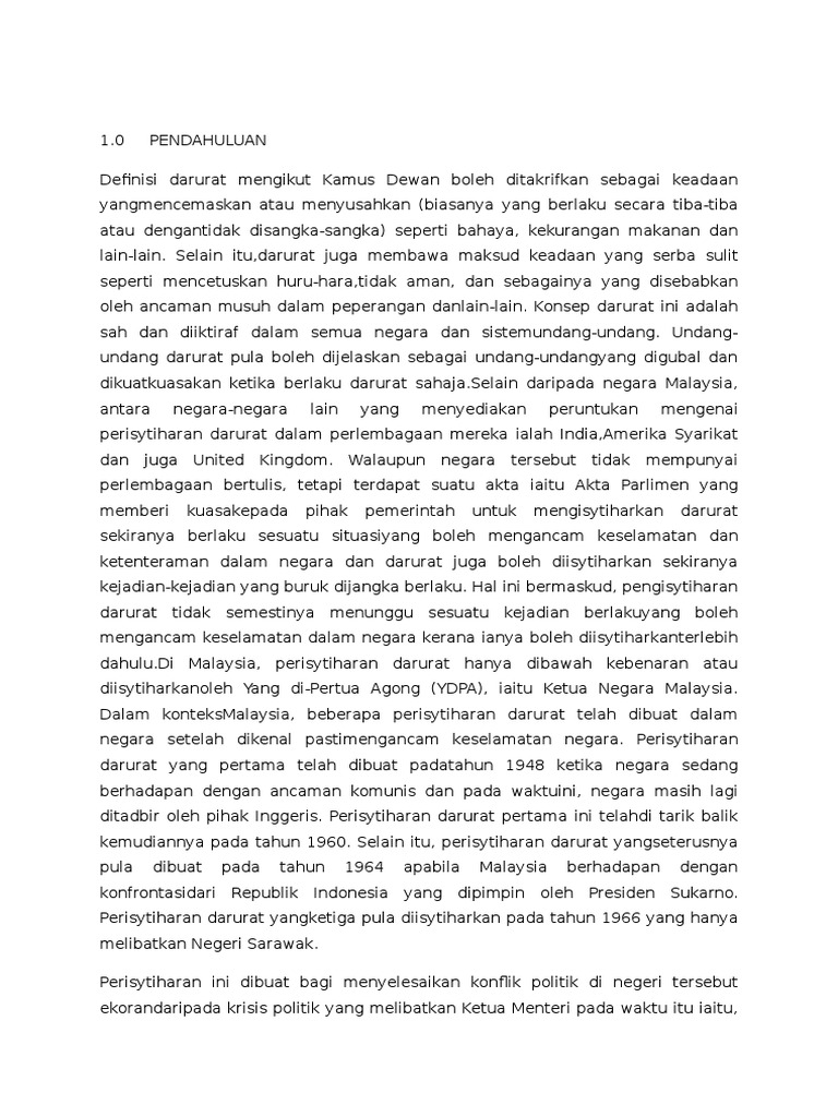 Darurat Dan Subversif | PDF
