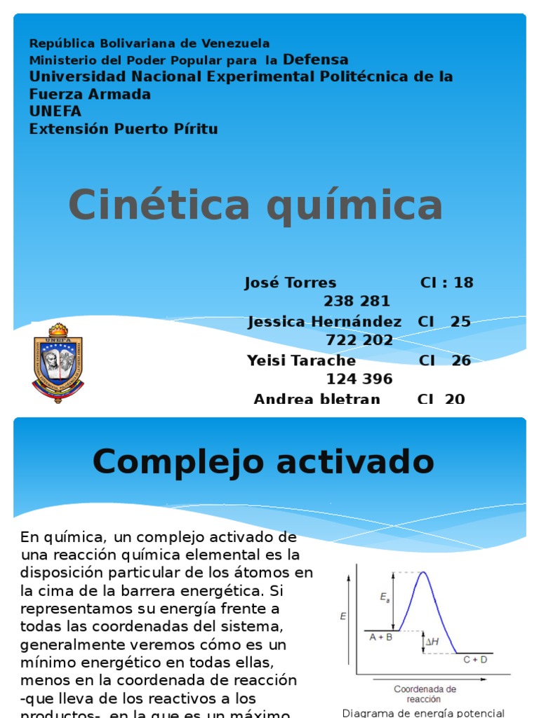Complejo Activado | Descargar gratis PDF | Solvente | Entalpía
