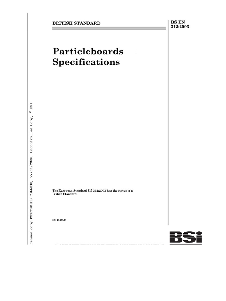 BS en 312 | PDF
