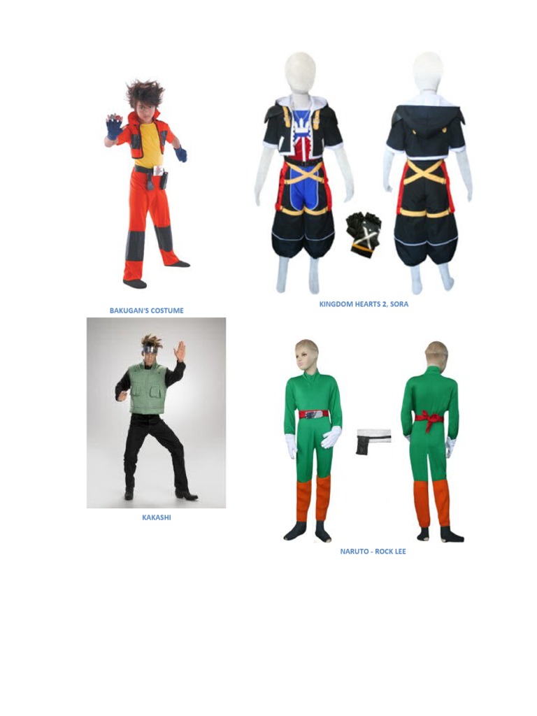 Anime Costume Ideas for Sora & More | PDF | Art | History