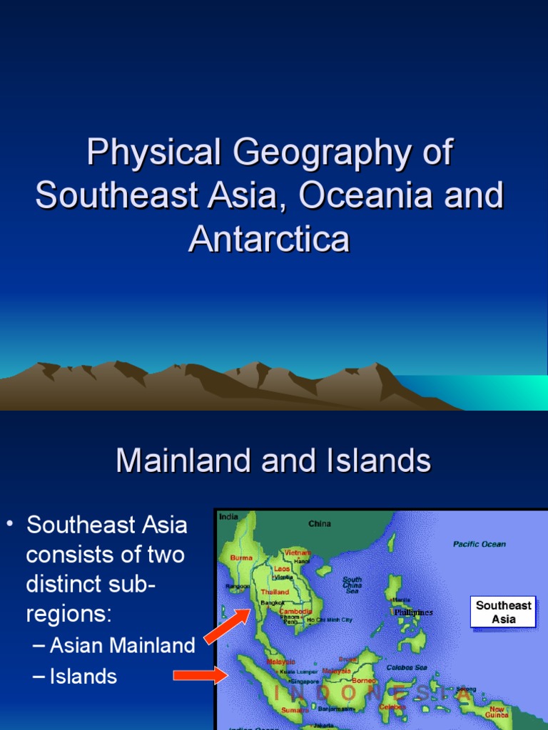 Geography of Southeast Asia and Oceania | PDF | Island | Rain