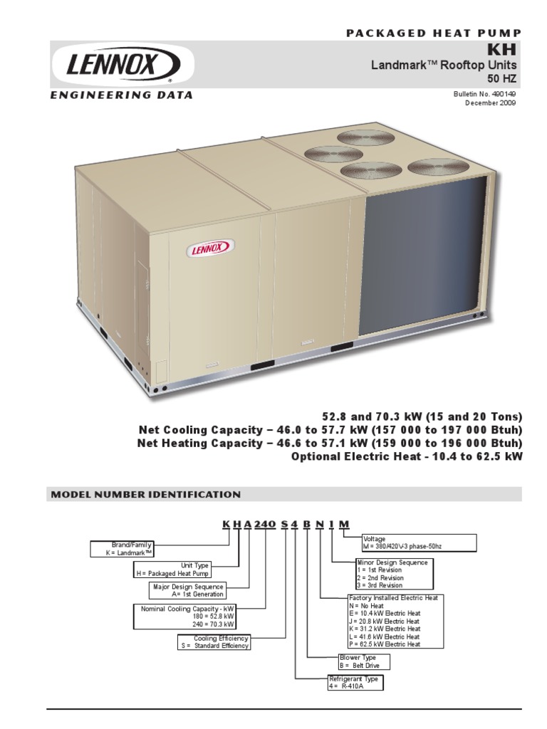 Lennox | PDF | Air Conditioning | Hvac
