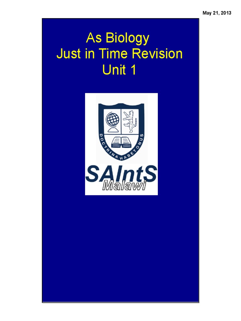 Biology Unit 1 Revision | PDF | Ventricle (Heart) | Atrium (Heart)