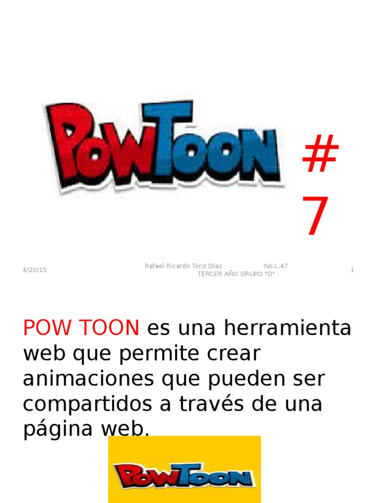 Presentacion Pow Toon 7 | PDF | Negocios